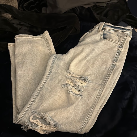 studio blue | Jeans | Holy Jeans Light Blue See Pic For Deets | Poshmark